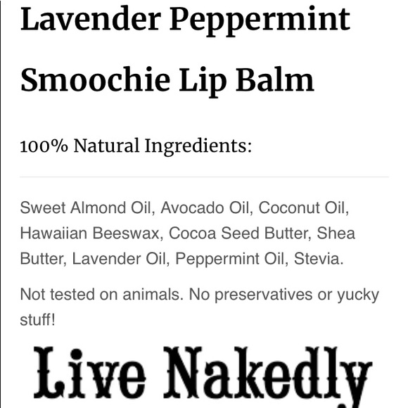 filthy farmgirl | Makeup | Lavender Peppermint Smoochie Lip Balm Filthy ...
